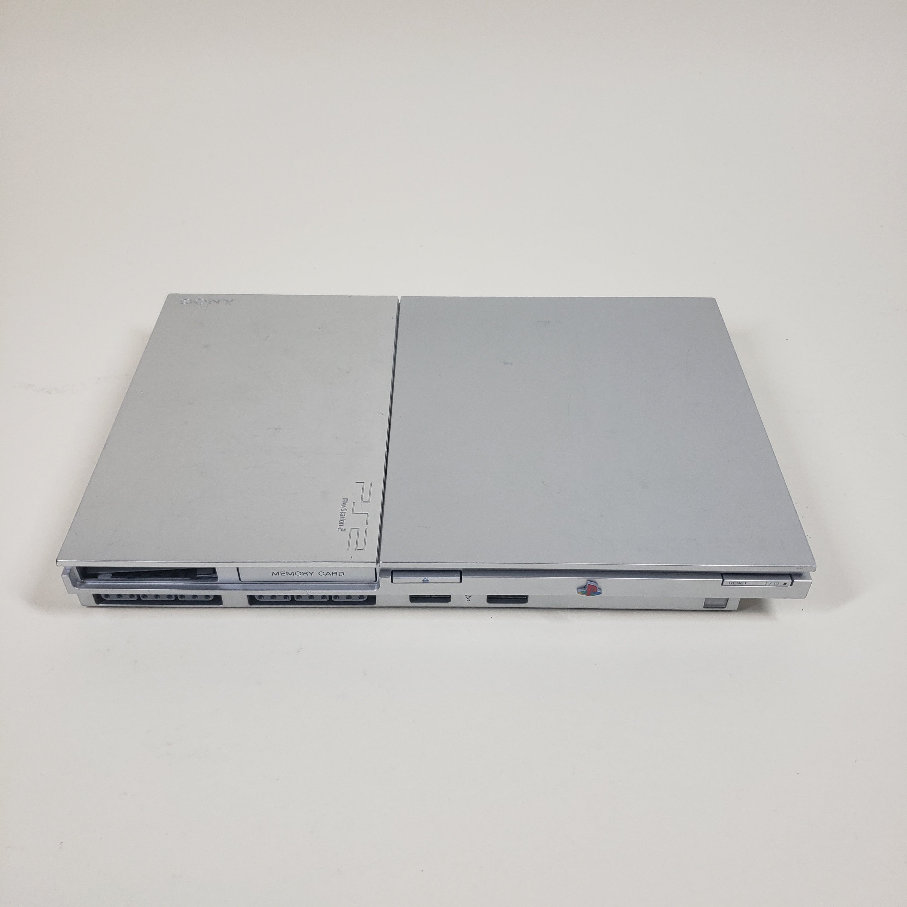 Sony PlayStation 2 Slim PS2 Silver Console Gaming System SCPH-90001 ...