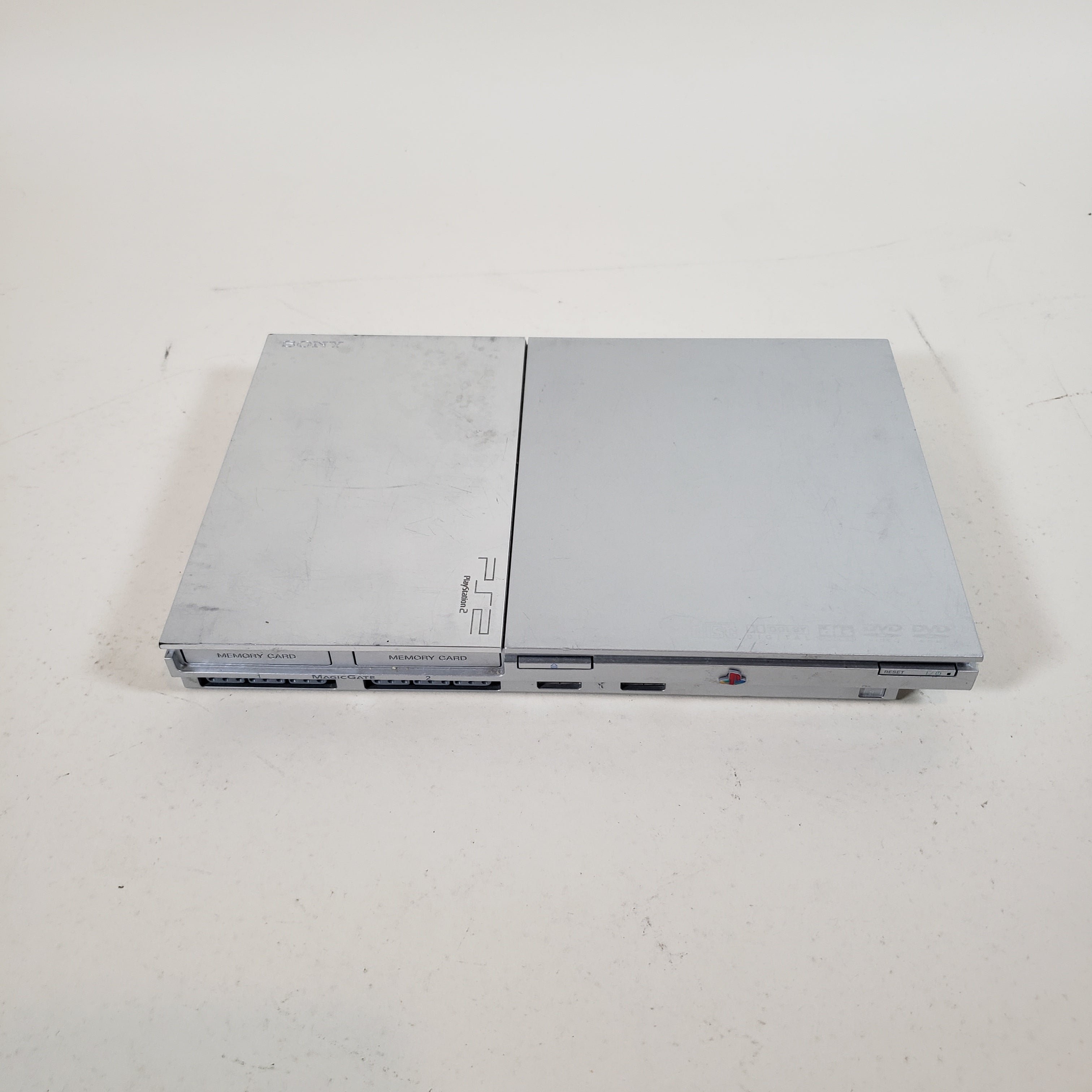 Sony PlayStation 2 Slim PS2 Silver Console Gaming System SCPH-9001 ...