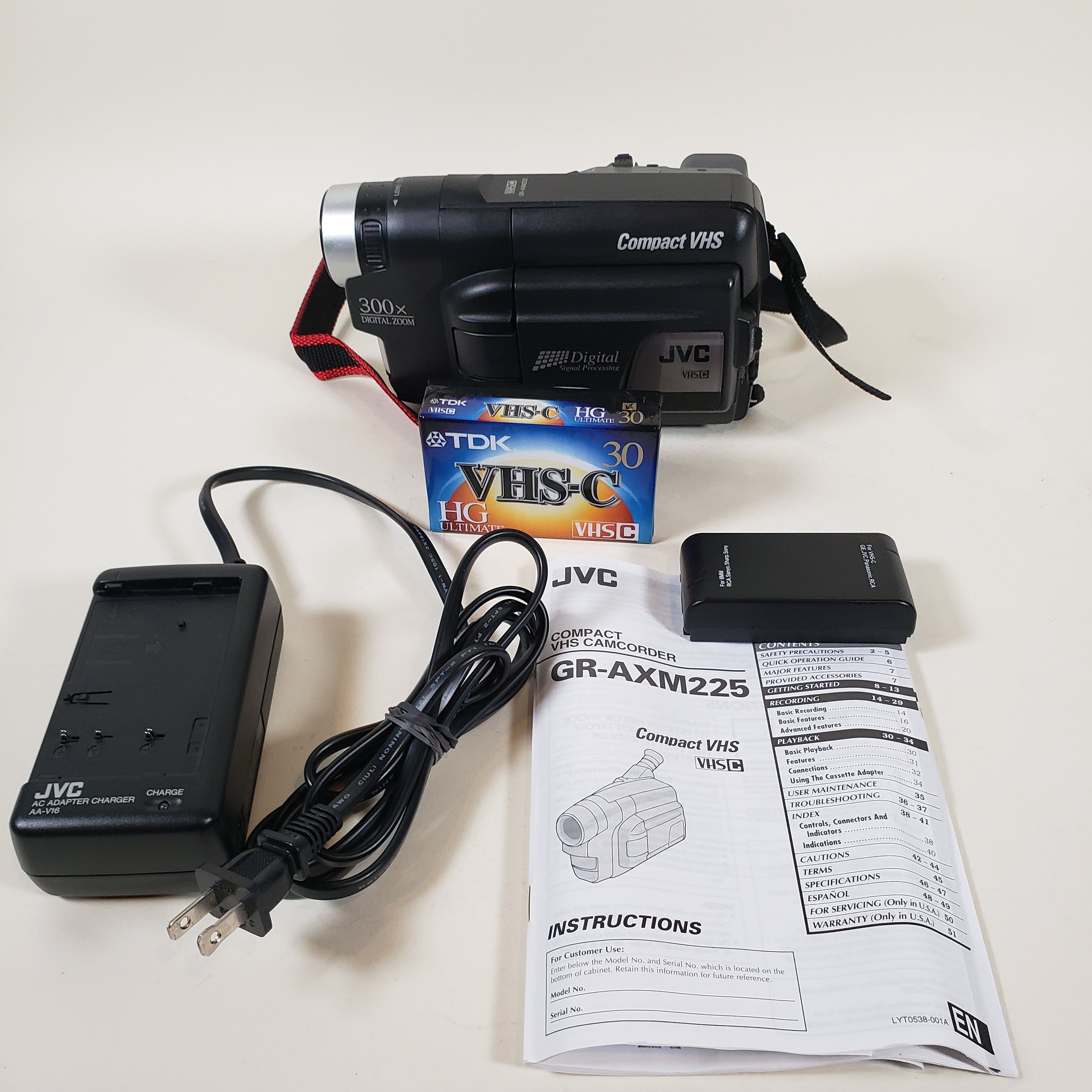 JVC gr-axm225u Compact VHS Video Camcorder – PayMore Santa Clarita